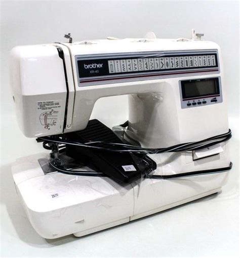 Brother Xr 40 Sewing Machine Electronic 4 Line Lcd Display 35 Stitch