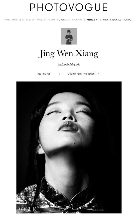 Wen Xiang On Linkedin Vouge Portrait Photography Work