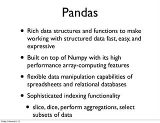 Pandas PPT