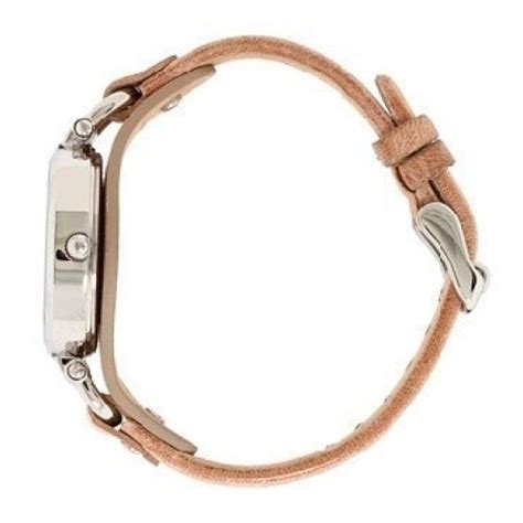 Fossil Es2830 Стильные кварцевые женские наручные часы в полированном стальном корпусе на