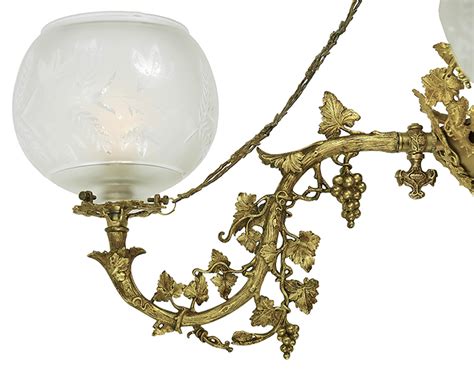 Vintage Hardware And Lighting Antique Victorian Rococo 5 Arm Gas