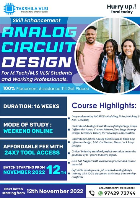 Sivalley Technologies On Linkedin Takshila Corporate Vlsis Analog Circuit Design Course For M