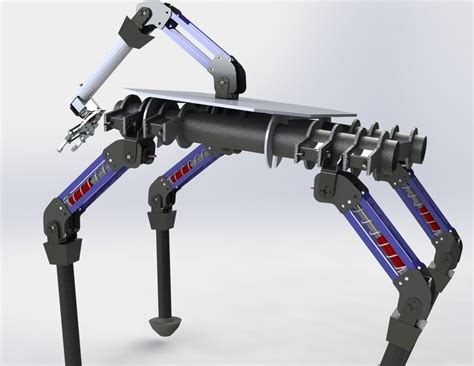 Quadruped Robot CGTrader