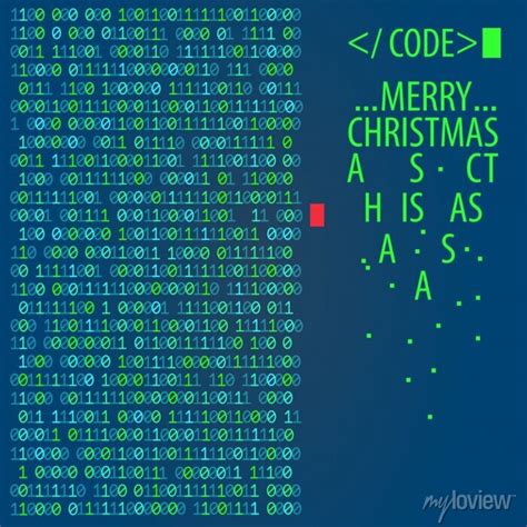 Programming Code Dos Vector Numbers With Code Text Of Merry • Wall
