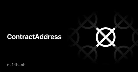 Contractaddress · Ox