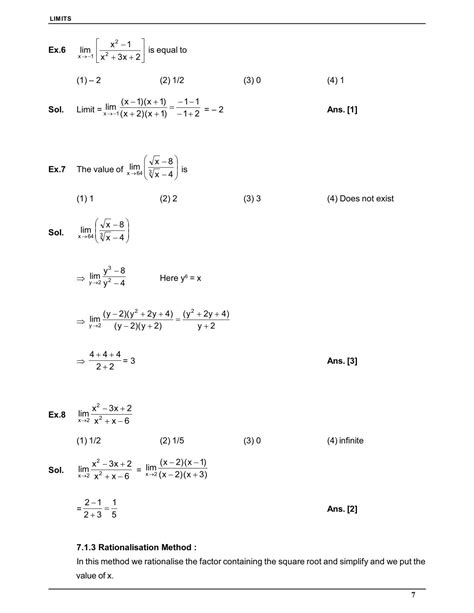 Functions And Limits Notes For Class 12 And Iit Jee