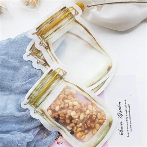Reusable Ziplock Bags Mason Jar Zipper Bags Worth Buy Store