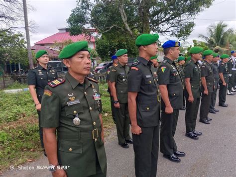 Jelang Hari Juang Tni Ad Ke 79 Tahun Kodim 0105abar Menggelar Upacara