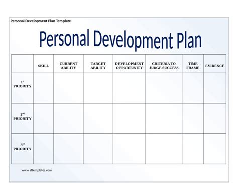 Development Plan Template Word Elegant Individual Development Plan T