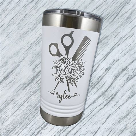 Hair Stylist Tumbler Personalized Hair Dresser T Custom Etsy