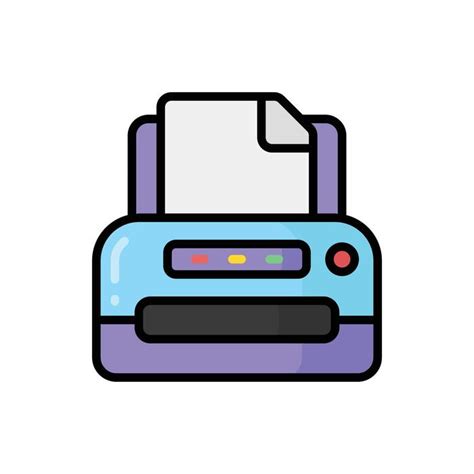 Printer Cartoon Vector Art Icons And Graphics For Free Download