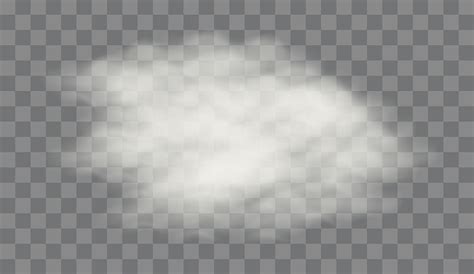 3d 사실적인 투명한 연기와 증기 투명한 배경에 연기가 자욱한 고립 된 요소입니다 오버레이 효과가 있는 굴뚝 연기 구름 예술 또는 연기가 자욱한 공기 벡터 일러스트 레이 션