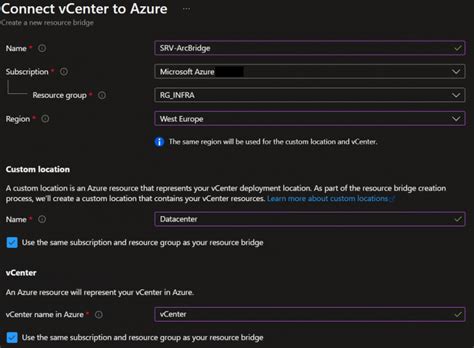 Azure Arc Enabled Vmware Vsphere
