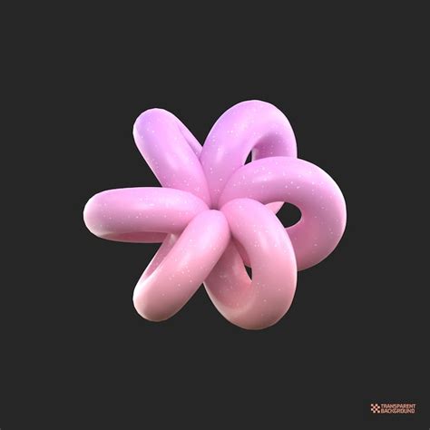 Premium Psd 3d Rendering Abstract Gradient Object Art Geometric Shapes