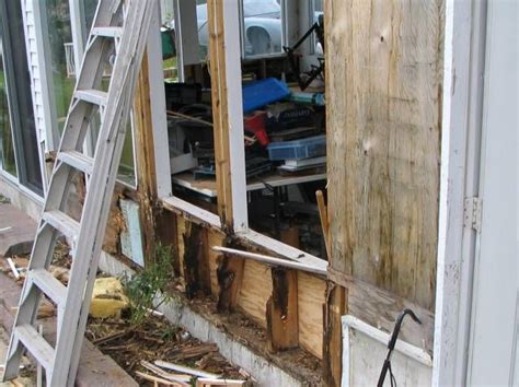 Repairing Rotted Wall Studs And Sill On Outside Wall Google Search Stud Walls Repair Home