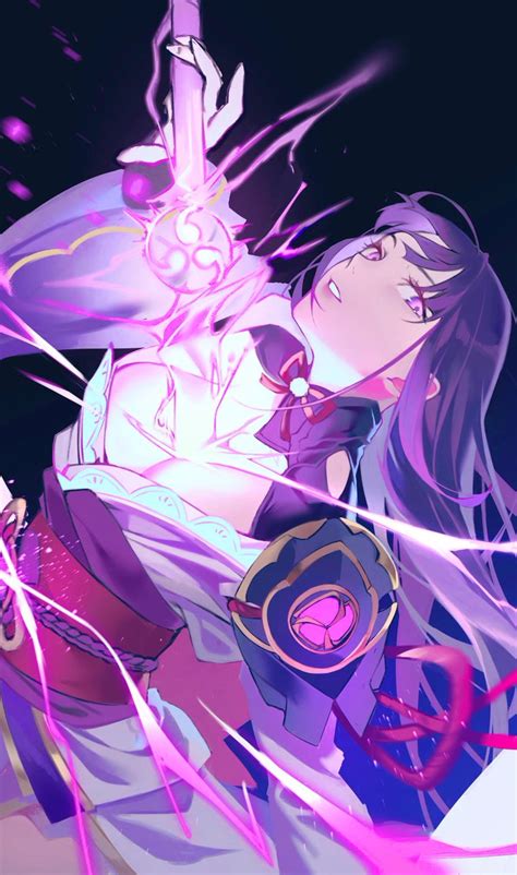 「雷電将軍 原神 」hiroのイラスト