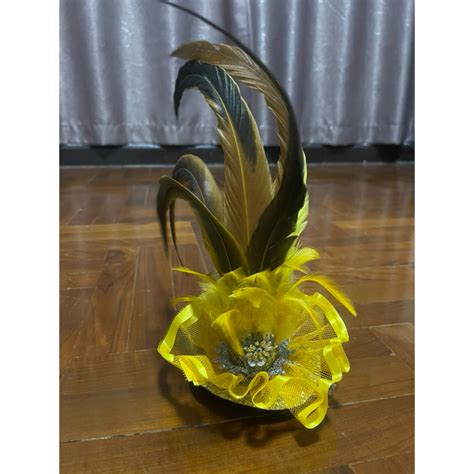 หมวกดัมเมเยอร์สีหลืองมีกิ๊บในตัว Shopee Thailand