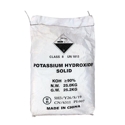 Potassium Hydroxide Koh 90 Flakes Potassium Hydroxide 90 And Koh