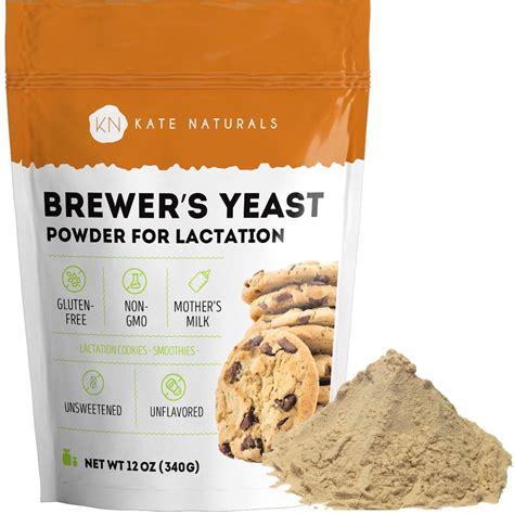 Kate Naturals Brewers Yeast Powder For Lactation Support