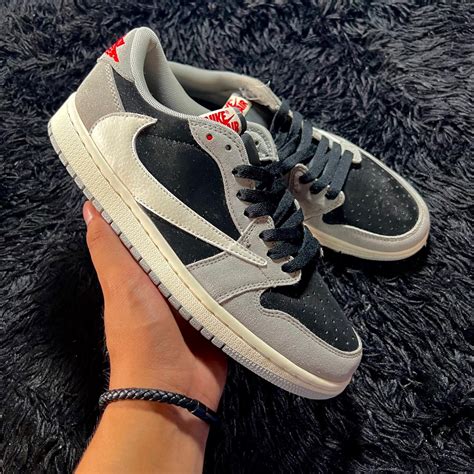 J1 Travis Og Grey Black Mens Fashion Footwear Sneakers On Carousell