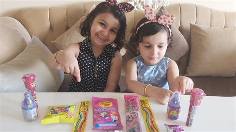 تذوق حلويات جديدة Trying New Gummys 🍭 Youtube