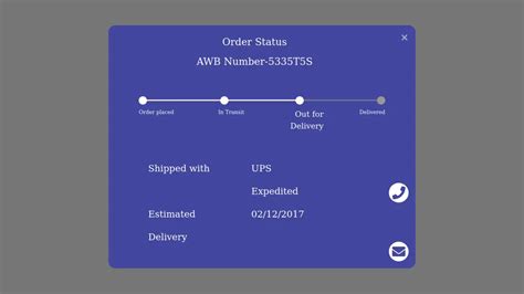 Bootstrap Order Details And Tracking Examples Bootstrap 4 Track Your