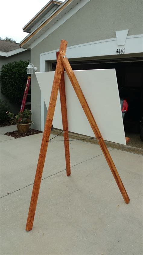 3 Ways To Make An Easel Wikihow Diy Easel Wood Easel Easel