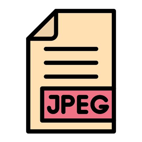Jpeg Generic Outline Color Icon