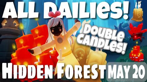DOUBLE Season Candles Cakes Shard Info Quests In Hidden Forest