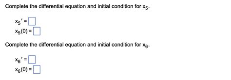 Solved Convert The Given Initial Value Problem Into An