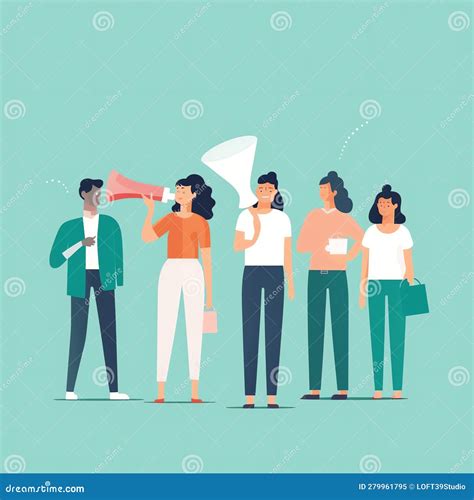 Generative Ai Public Relations Stock Illustration Illustration Of Technology Megaphone