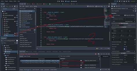 export variable keeps getting set to null r godot