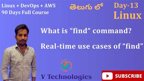 Day AWS DevOps Days Course Linux Nagireddy VTechnologies YouTube