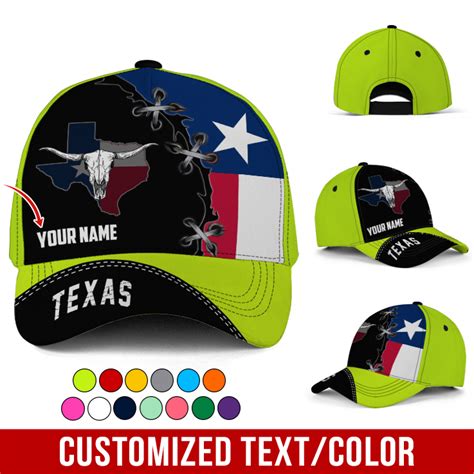 Personalized Proud Texas Classic Cap Azfancy