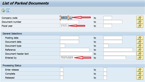 Fbv Tcode In Sap How To Post A Parked Document Sapficoblog
