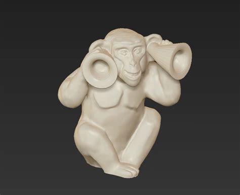 Monkey Stl Models For Download Turbosquid