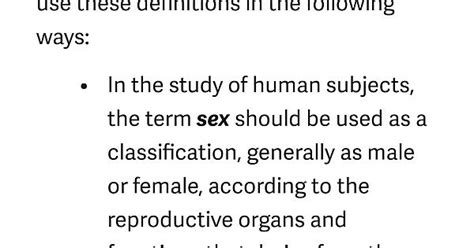 Doctors Dictionaries And The Who All Agree That Gender Isnt The Same As Biological Sex