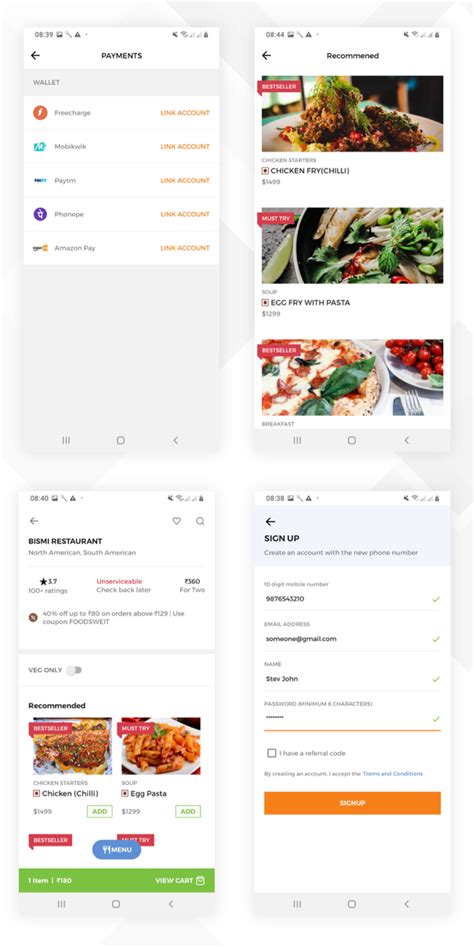 FoodsWe - Food Ordering App UI React Native App Template - code.market