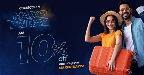 Confira os 8 cupons da Black Friday 2022 da MaxMilhas descontos de até 80