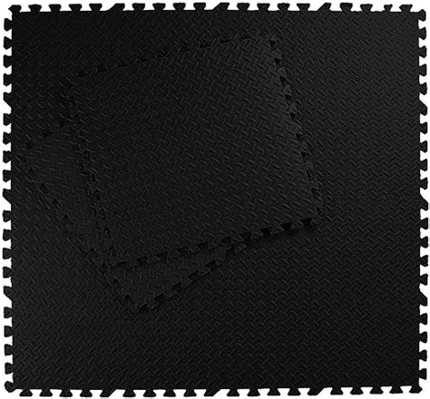 Interlocking Eva Black Soft Foam Mats 30x30cm 1 Pack Of 10 Pieces