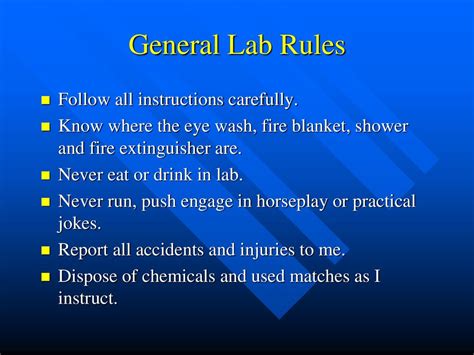 Lab Safety Ppt Download