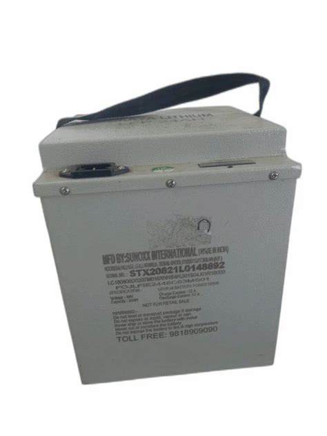 Mileage 40 To 50 Km 48 V Okaya Lithium Lfp 24ah Battery Size 225 X