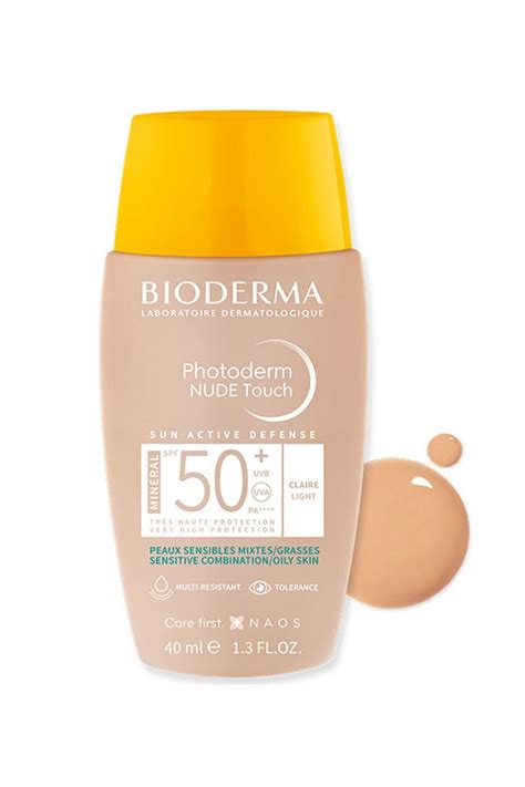 БИОДЕРМА ФОТОДЕРМ НЮД ТЪЧ Spf50 Слънцезащитен крем за лице в светъл
