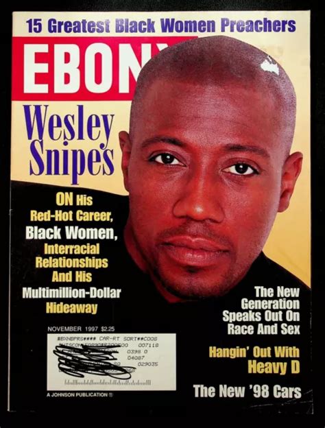 Vintage Ebony Magazine November 1997 Wesley Snipes Black Women