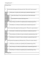Writing Skeleton For Essays Docx Writing SkeletonTM Working Thesis I The First Point That
