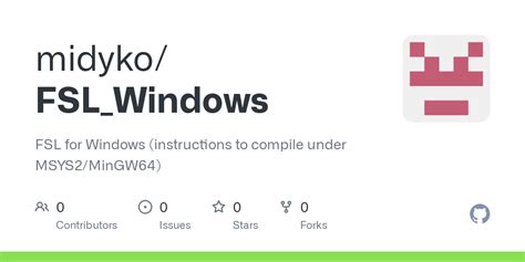 GitHub Midyko FSL Windows FSL For Windows Instructions To Compile Under MSYS2 MinGW64