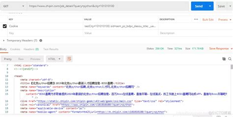 python 爬虫“王者”：boss 直聘网站爬取 51cto博客 python爬虫爬取招聘信息