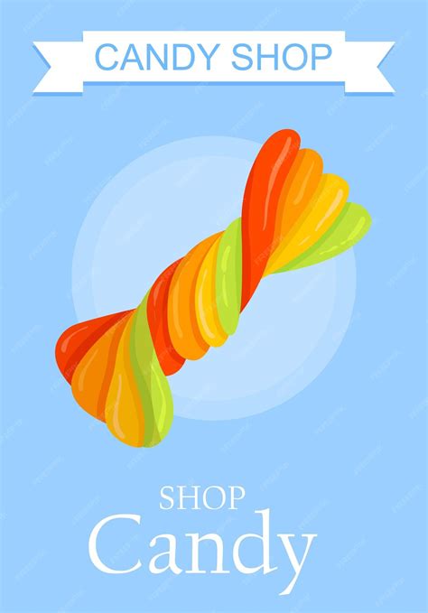 Premium Vector Candy Shop Brochure