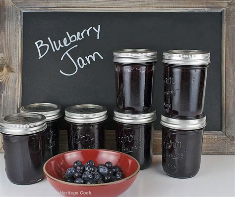 Homemade Blueberry Jam • The Heritage Cook