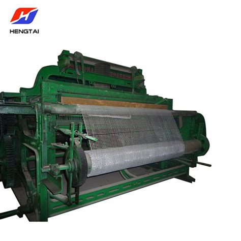 Full Automatic Crimped Wire Mesh Weaving Machine For Square Wire Mesh China Crimped Wire Mesh